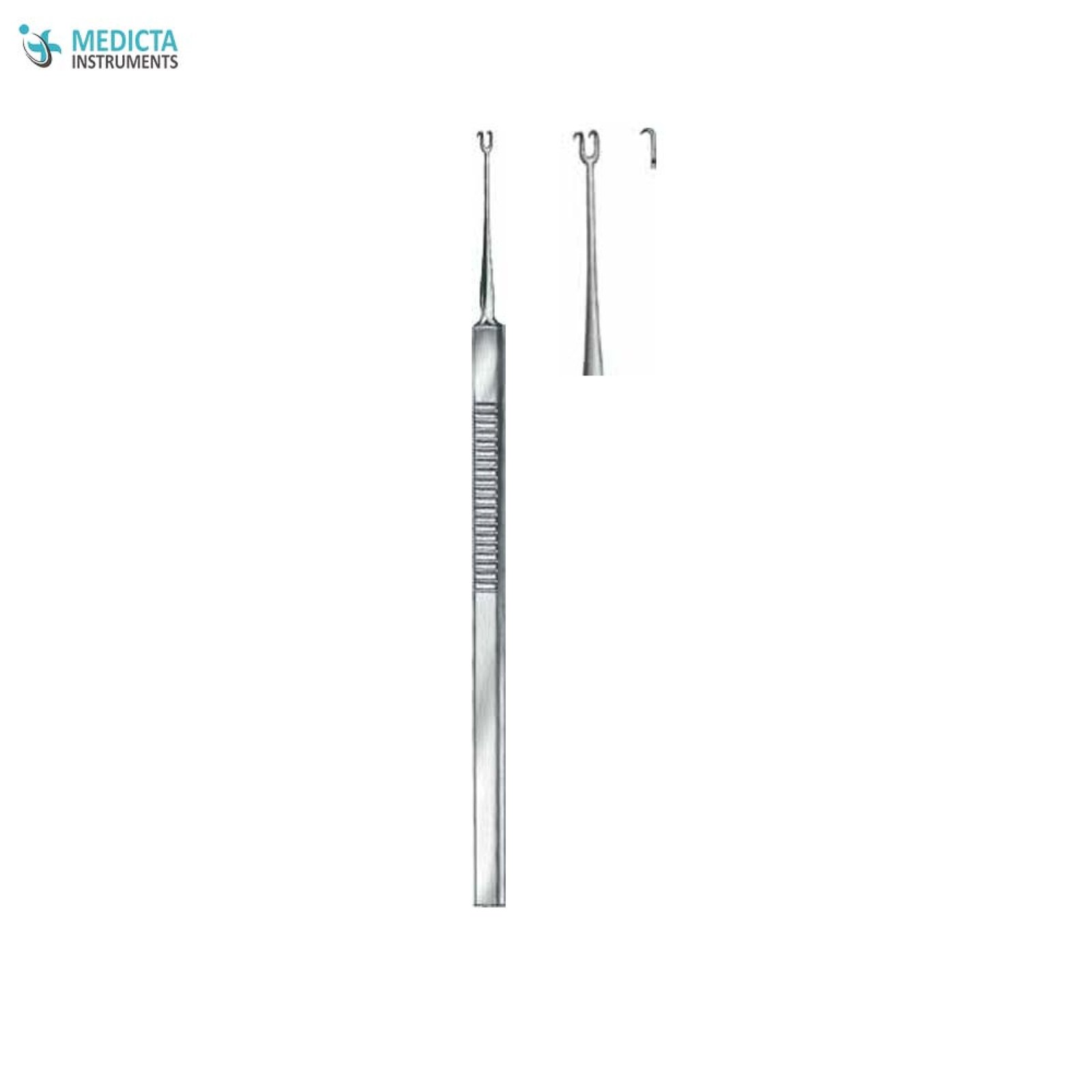 Guthrie Skin Hooks 16cm 1mm Sharp Prongs - Medicta Instruments