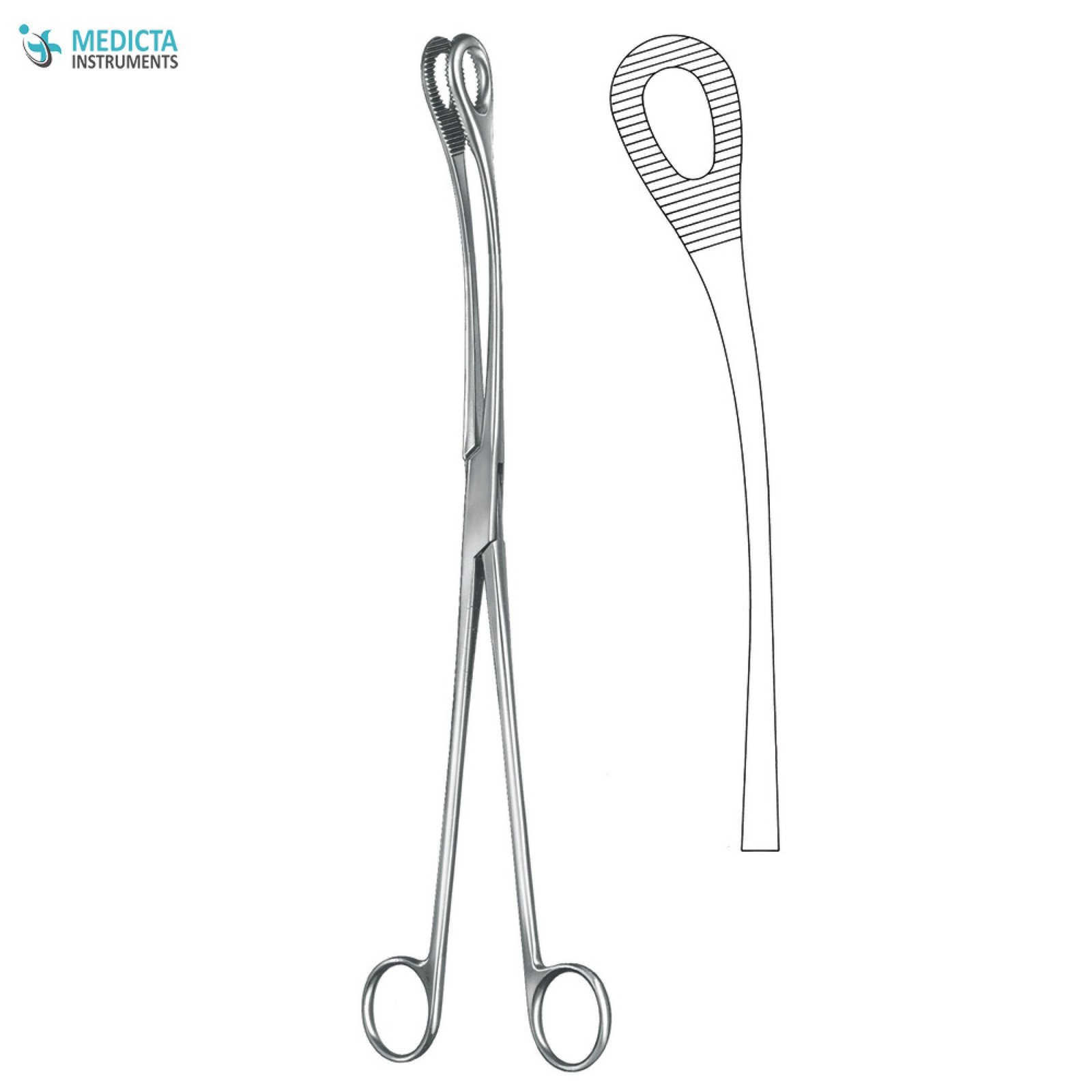 Gynecology Kelly Forceps 31cm - Uterine Polypus Forceps - Medicta ...