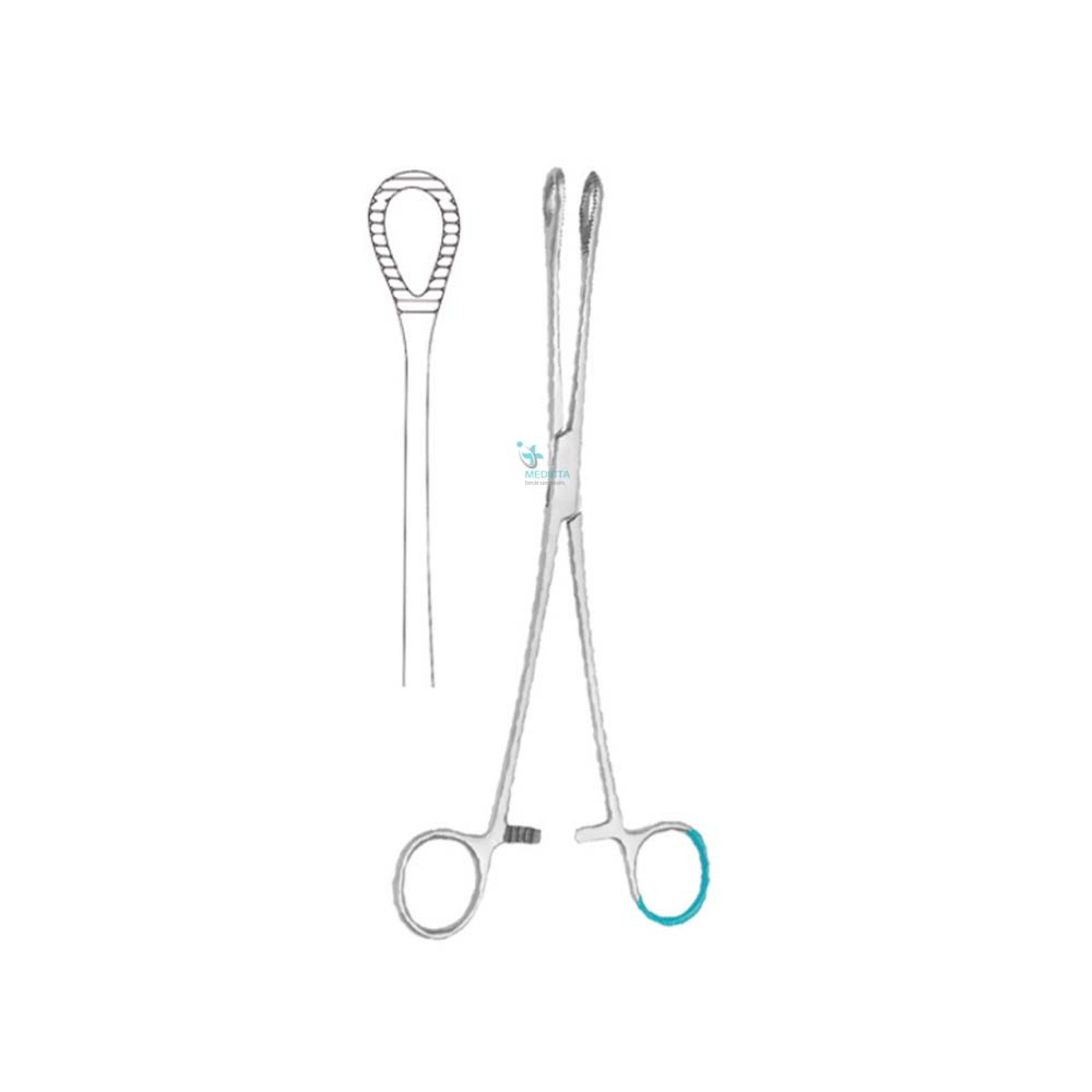Single Use Surgical Forester Sponge Holding Forceps straight, with ...