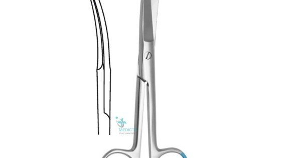 Single Use Surgical Scissor sharp/Blunt, curved 13cm - Medicta Instruments