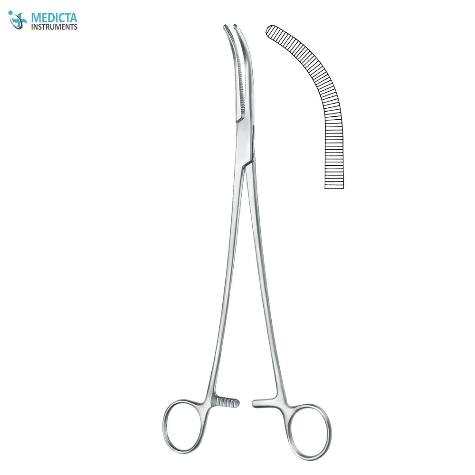 Wertheim Parametrium Clamps - Medicta Instruments