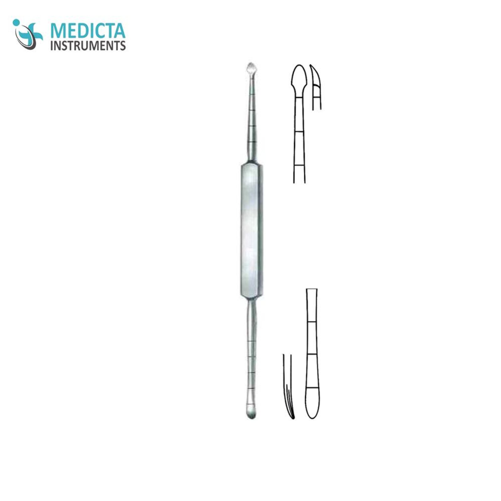 COTTLE Graduated Septum Elevators, Periosteal Elevators 23 cm/9”4.5mm ...