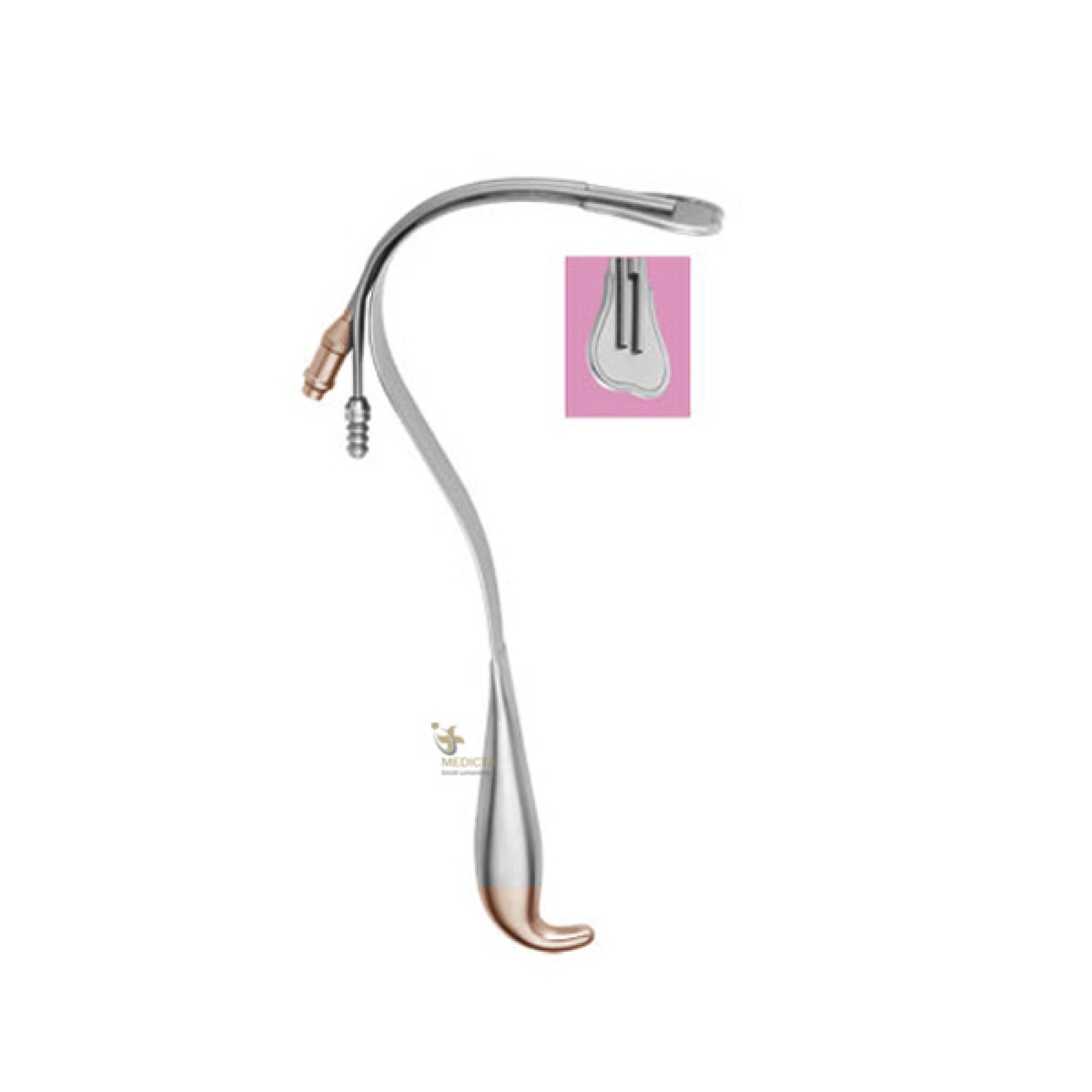 Harrington Breast Retractor Fiber optic - Medicta Instruments