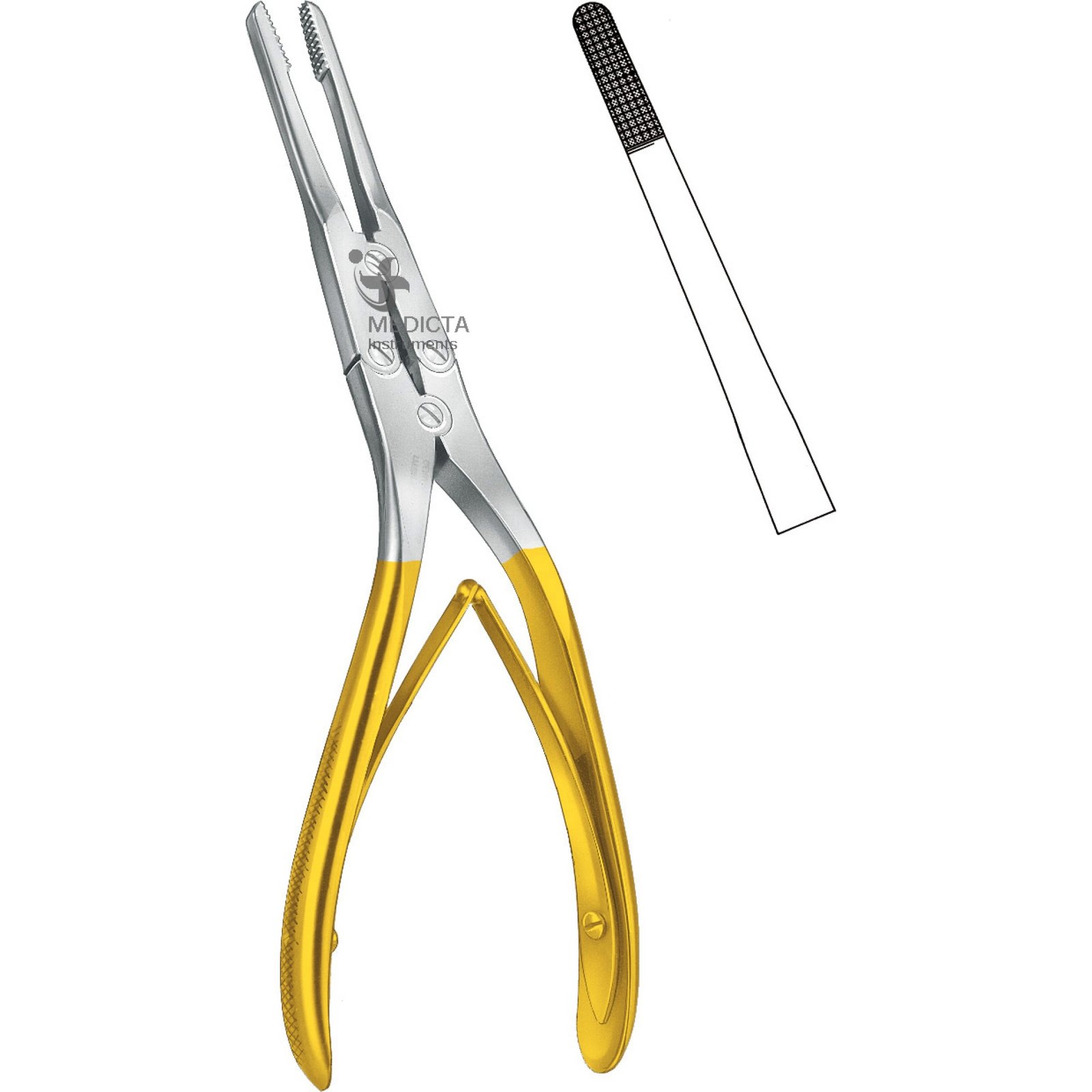 TC RUBIN SEPTUM MORSELIZER FORCEP / TC RUBIN FORCEP - Medicta Instruments