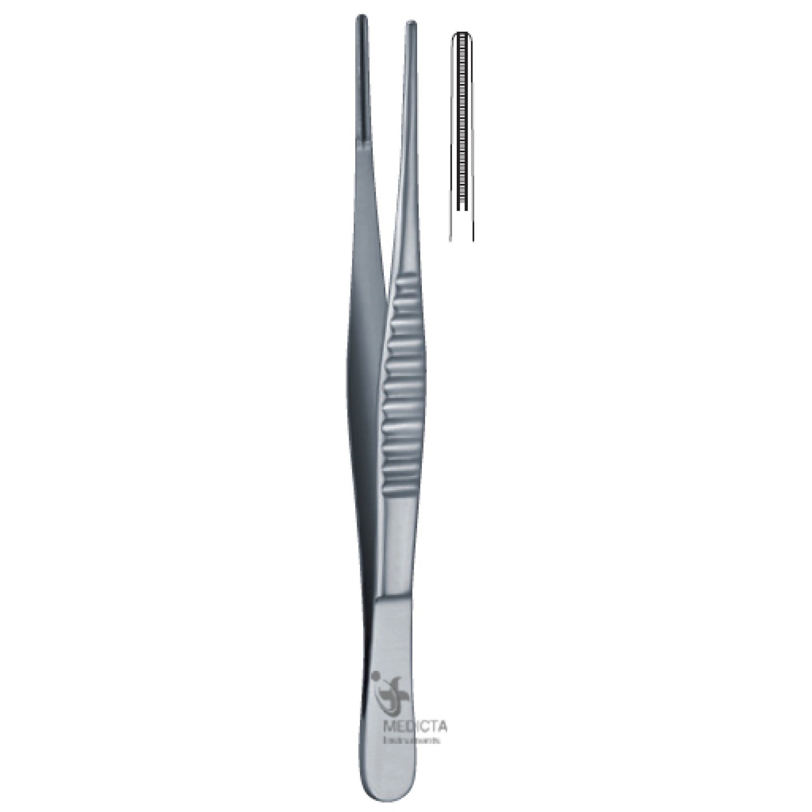 DeBakey Atraumatic Tissue Forceps 1.5mm 16cm